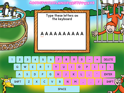 Keyboard Zoo Learn To Type ABCya 